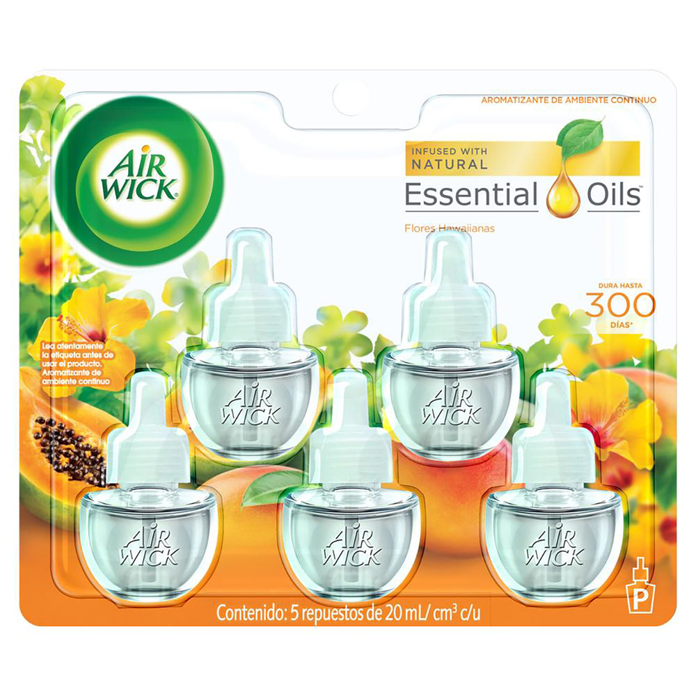 REPUESTO AIR WICK ELÉCTRICO FLORES HAWAIANAS 20 ML | The Home Depot México