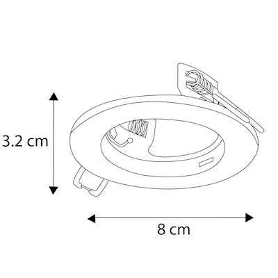 MARCO FIJO REDONDO SEMI BRILLANTE 6 PIEZAS | The Home Depot México