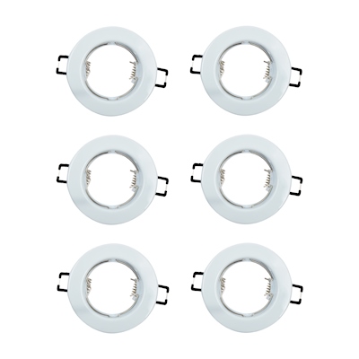 MARCO FIJO REDONDO SEMI BRILLANTE 6 PIEZAS | The Home Depot México