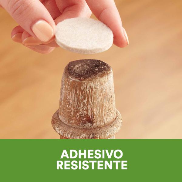 FIELTROS REDONDOS SCOTCH, BEIGE, 38 MM, 12 UND | The Home Depot México