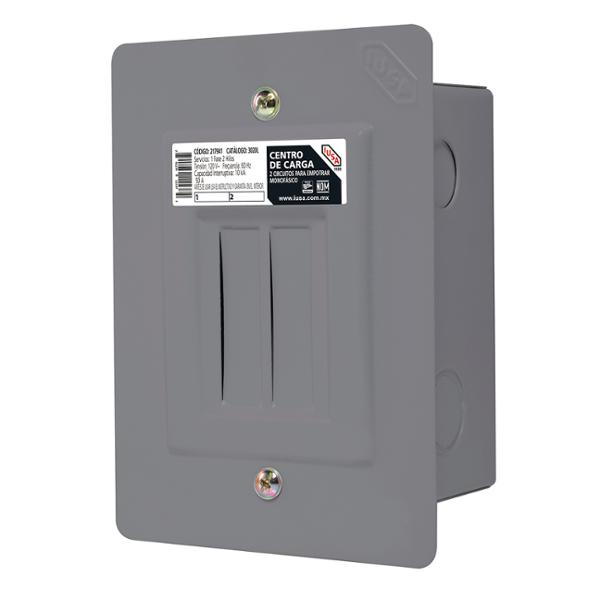 CENTRO DE CARGA 2 CIRCUITOS PARA EMPOTRAR 50 A IUSA | The Home Depot México