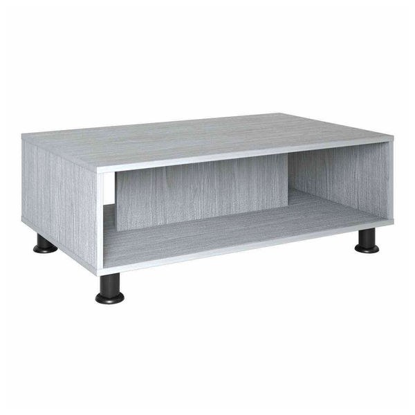 MESA CENTRAL PLAYCON 60.2X96.8X35.1 CM GRIS TEXTURIZADO | The Home ...