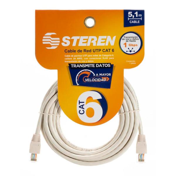 CABLE DE RED UTP 5.1 M STEREN | The Home Depot México - Ventas a ...