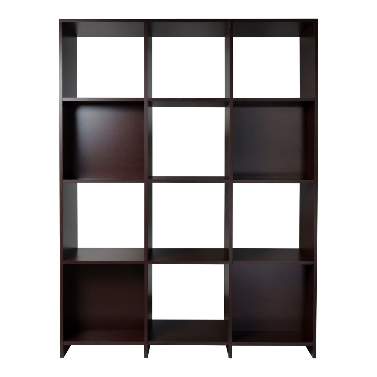 TRICK! LIBRERO 12 NICHOS COLOR WENGUE MEDIDAS 167X120X30 | The Home ...