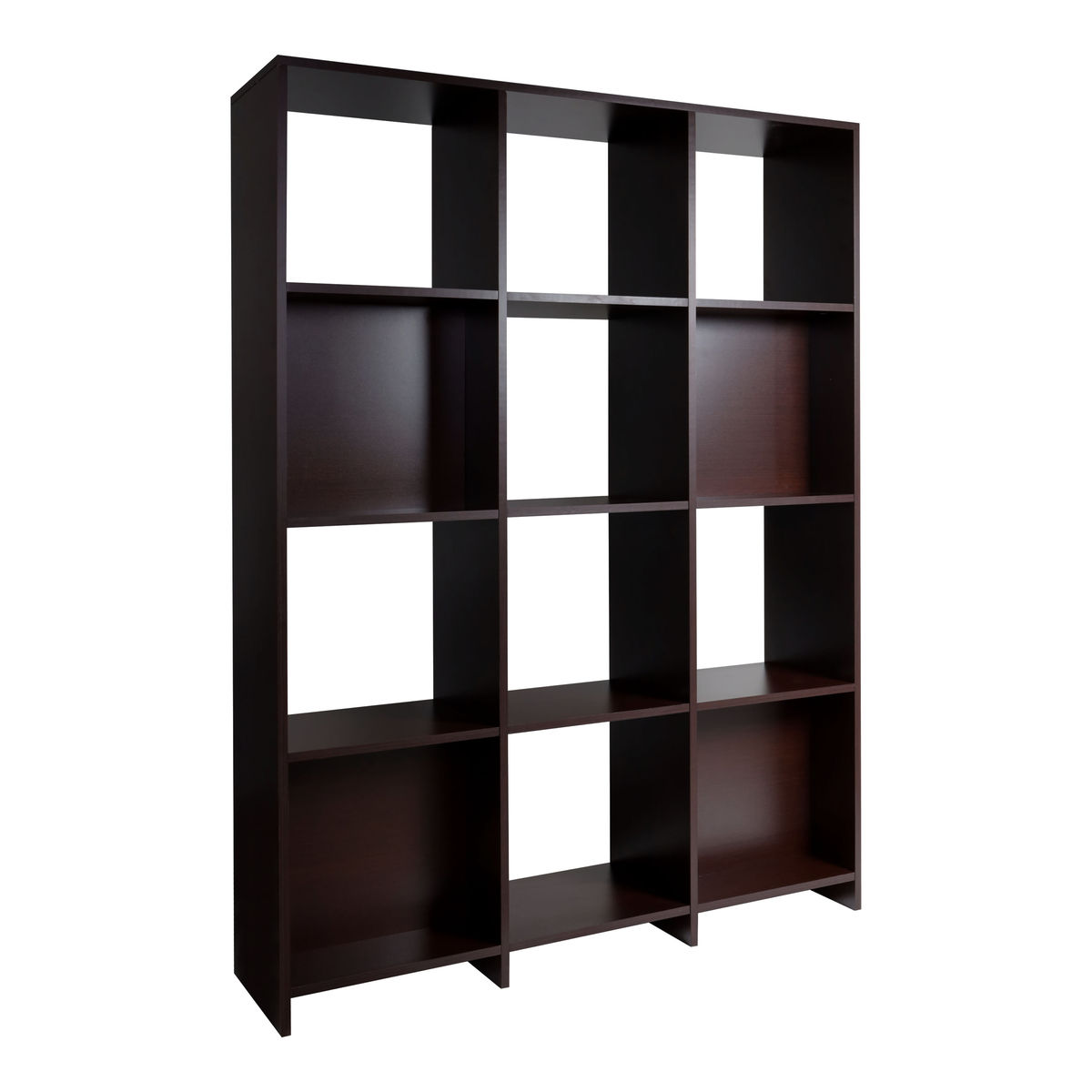 TRICK! LIBRERO 12 NICHOS COLOR WENGUE MEDIDAS 167X120X30 | The Home ...