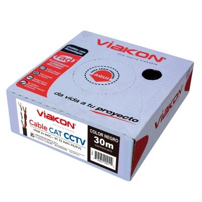 CABLE CAT CCTV 1P24+2C22 NE 30M VIAKON | The Home Depot México