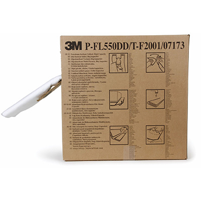 3M ABSORBENTE DE PETROLEO PLEGADO DE ALTO DESEMPEÑO P-FL550DD, CAJA CON 3 UNIDADES | The Home ...