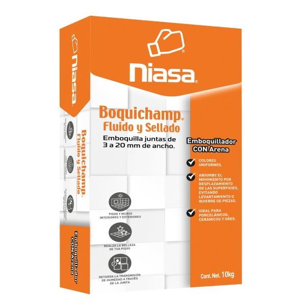 BOQUICHAMP FLUIDO Y SELLADO GRIS PERLA 10 KG | The Home Depot México