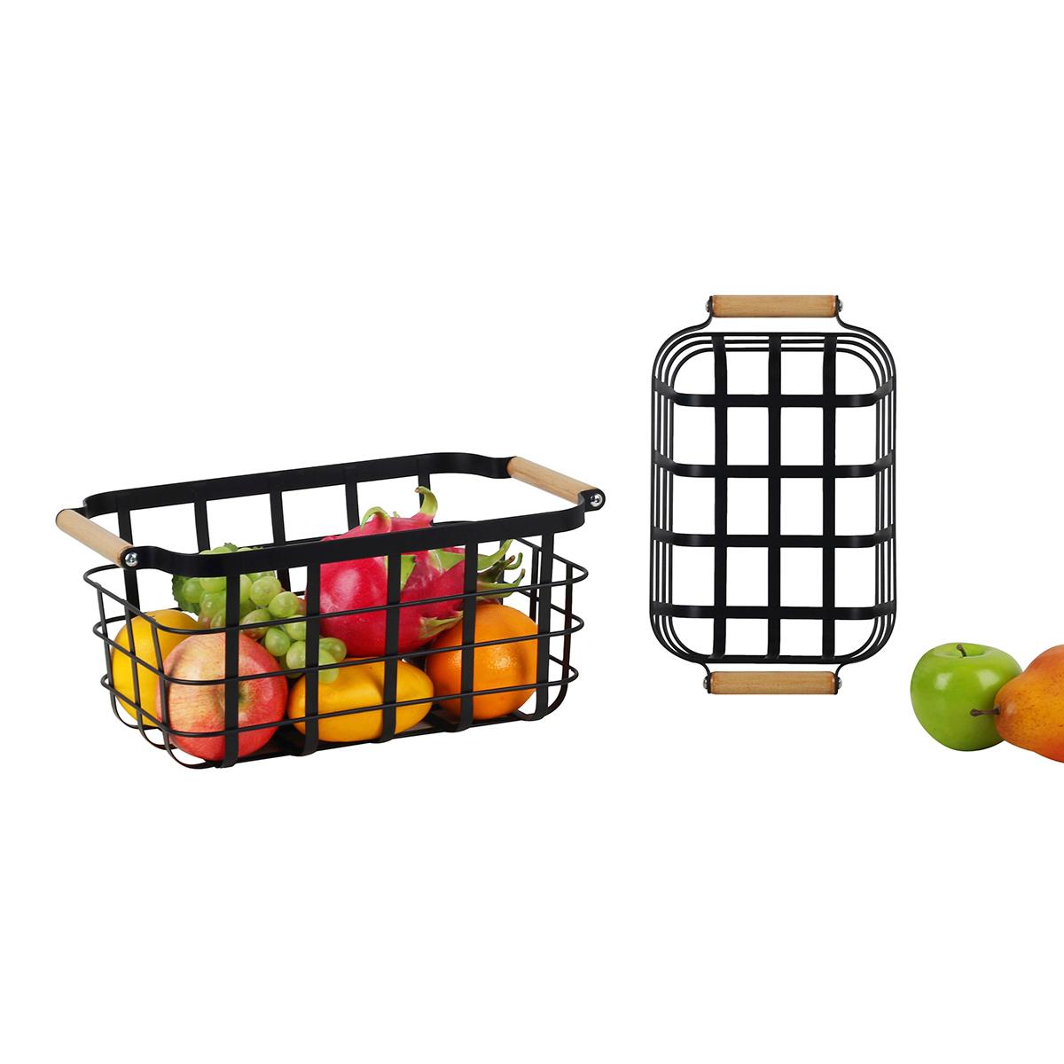 FRUTERO AVEIRO GRANDE NEGRO 34.7 X 19.9 X 15.8 CM | The Home Depot ...