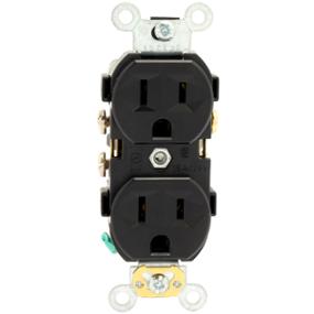 RECEPTÁCULO CON SEGURO EMPOTRABLE NEGRO LEVITON | The Home Depot México