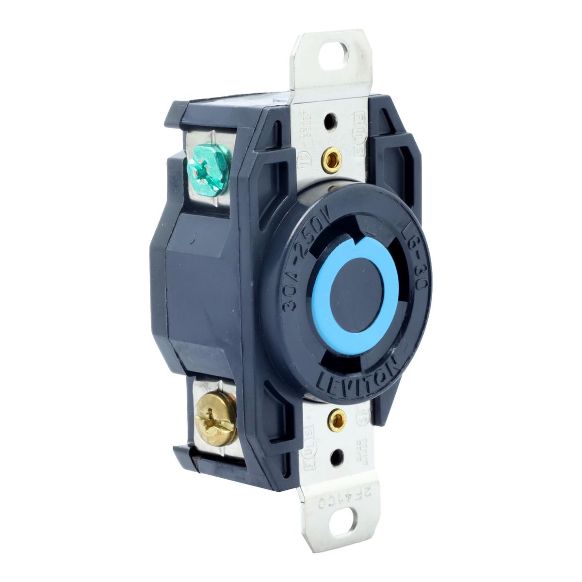 RECEPTÁCULO CON SEGURO EMPOTRABLE NEGRO LEVITON | The Home Depot México ...