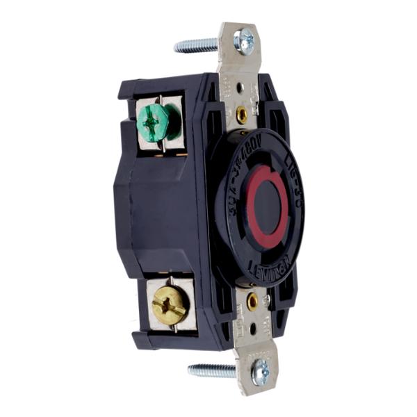 RECEPTÁCULO CON SEGURO EMPOTRABLE NEGRO LEVITON | The Home Depot México