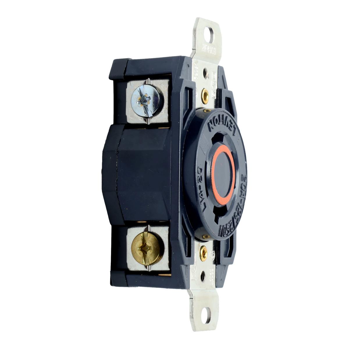 RECEPTÁCULO CON SEGURO EMPOTRABLE NEGRO LEVITON | The Home Depot México ...