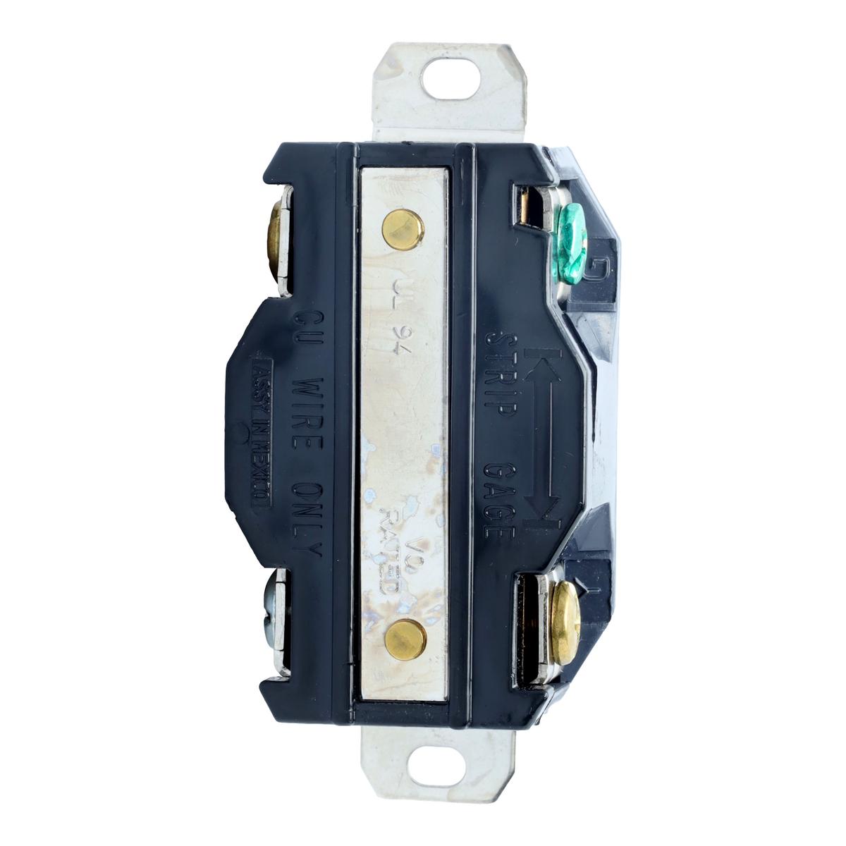 RECEPTÁCULO CON SEGURO EMPOTRABLE NEGRO LEVITON | The Home Depot México ...