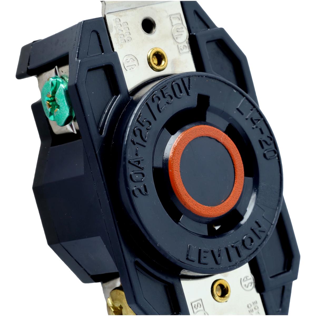 RECEPTÁCULO CON SEGURO EMPOTRABLE NEGRO LEVITON | The Home Depot México ...