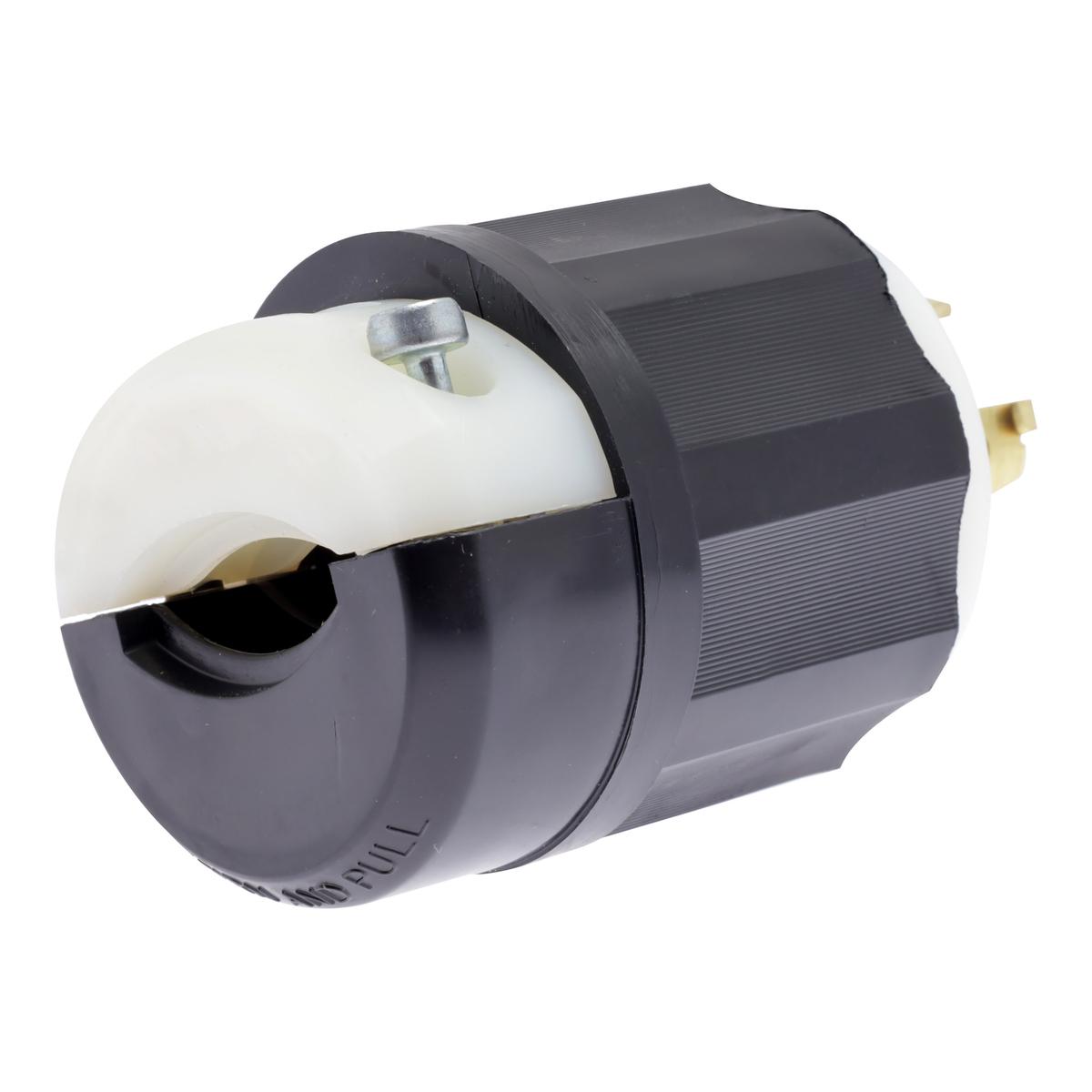 CLAVIJA CON SEGURO DE GIRO 4 POLOS NEGRO LEVITON | The Home Depot México - Ventas a profesionales