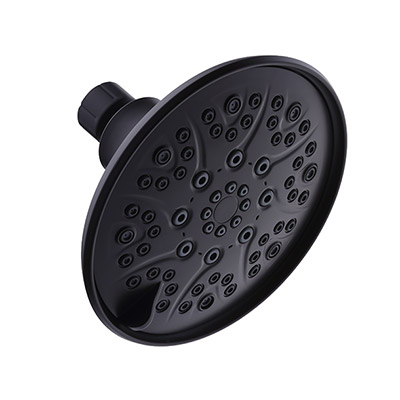 REGADERA FIJA DE 6 PULGADAS NEGRA | The Home Depot México