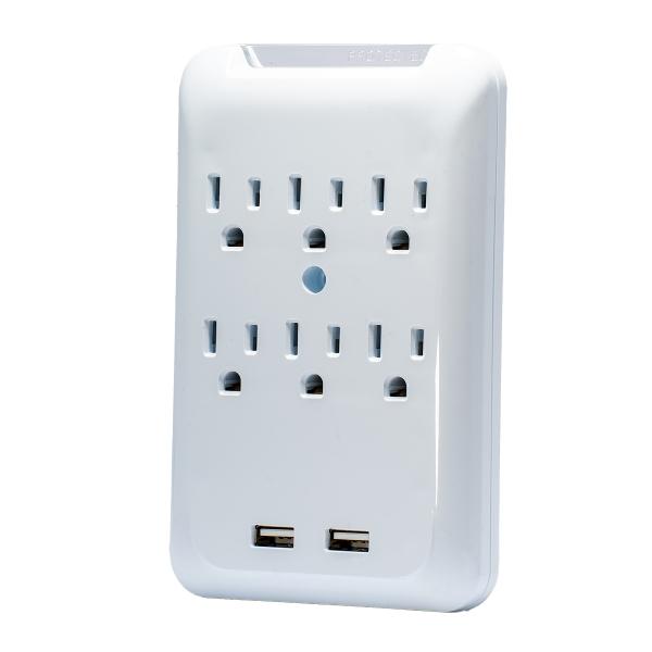 MULTICONTACTOS DE PARED DE 6 SALIDAS | The Home Depot México