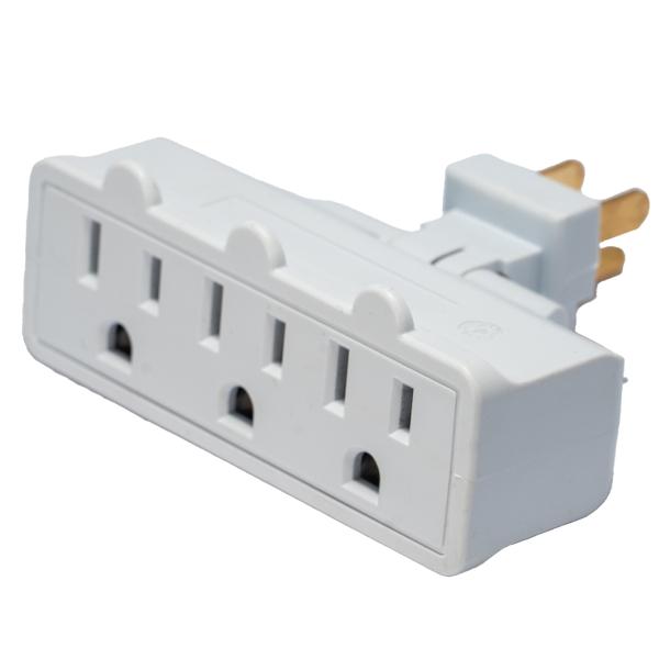 ADAPTADOR MULTICONTACTO 3 RECEPTÁCULOS | The Home Depot México