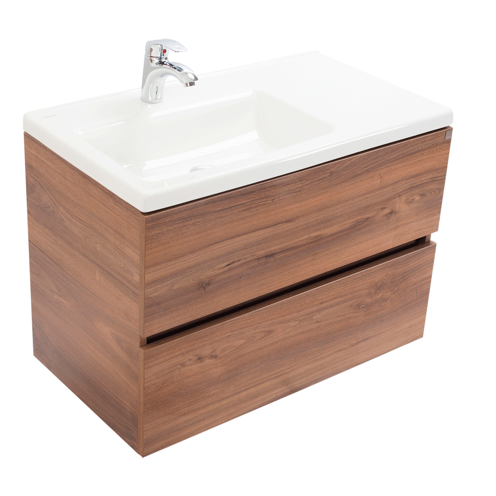 MUEBLE DE BAÑO EMPOTRABLE 68.5 X 80.4 X 45 CM CON LAVAMANOS DE MESÓN Y ...