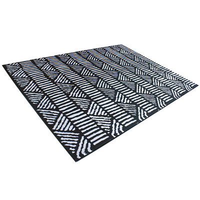 TAPETE DECORATIVO PATTERN POLIPROPILENO NEGRO 1.60 X 2.20 M | The Home ...