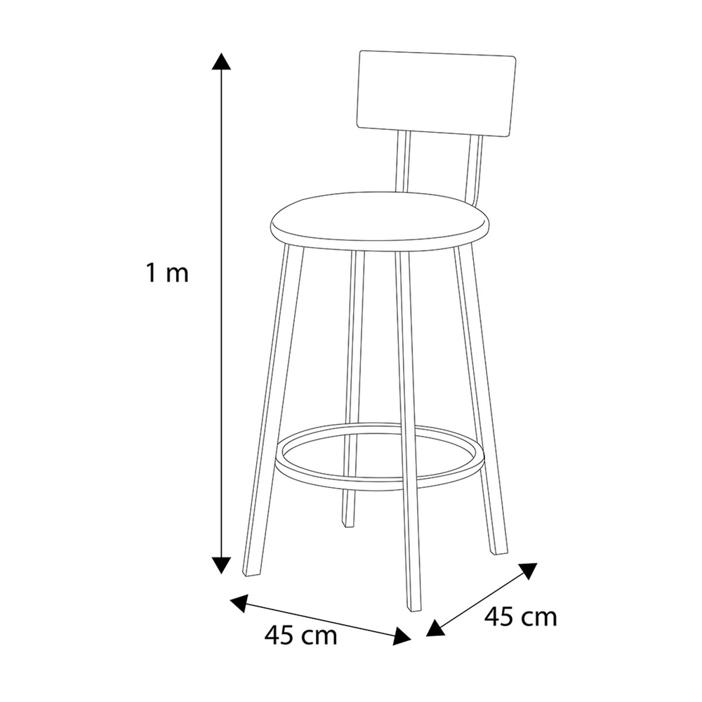 BANCO TAPIZADO 1 M X 45 X 45 CM | The Home Depot México