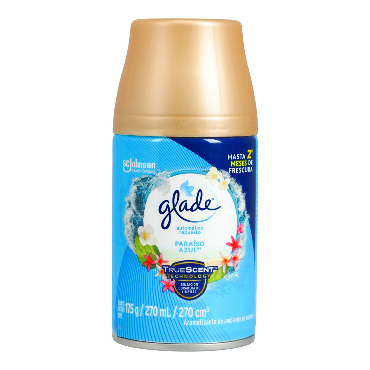 AROMATIZANTE REPUESTO AUTOMATICO PARAÍSO AZUL 175GR | The Home Depot México