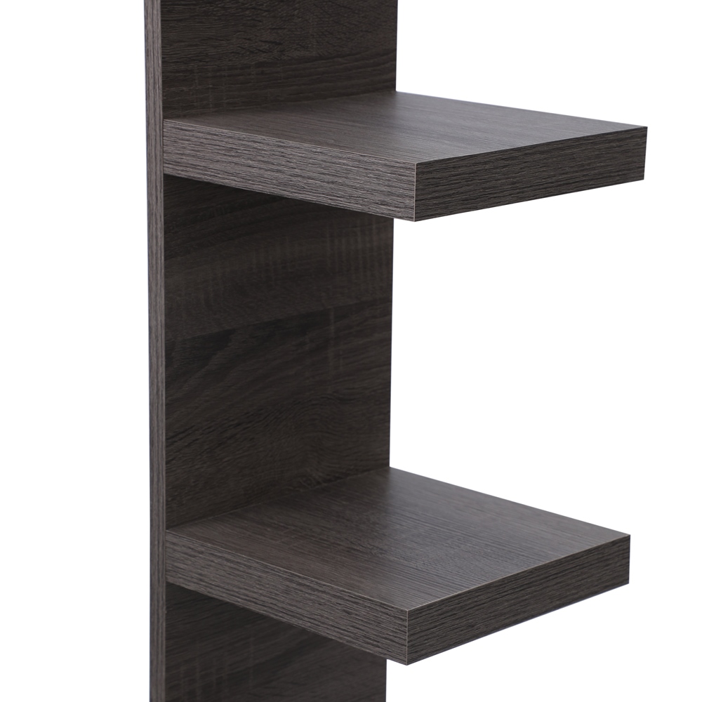 REPISA DE 5 NIVELES CAPELLI 1.20 M X 23 X 23 CM CAFÉ RUSTIC OAK | The ...