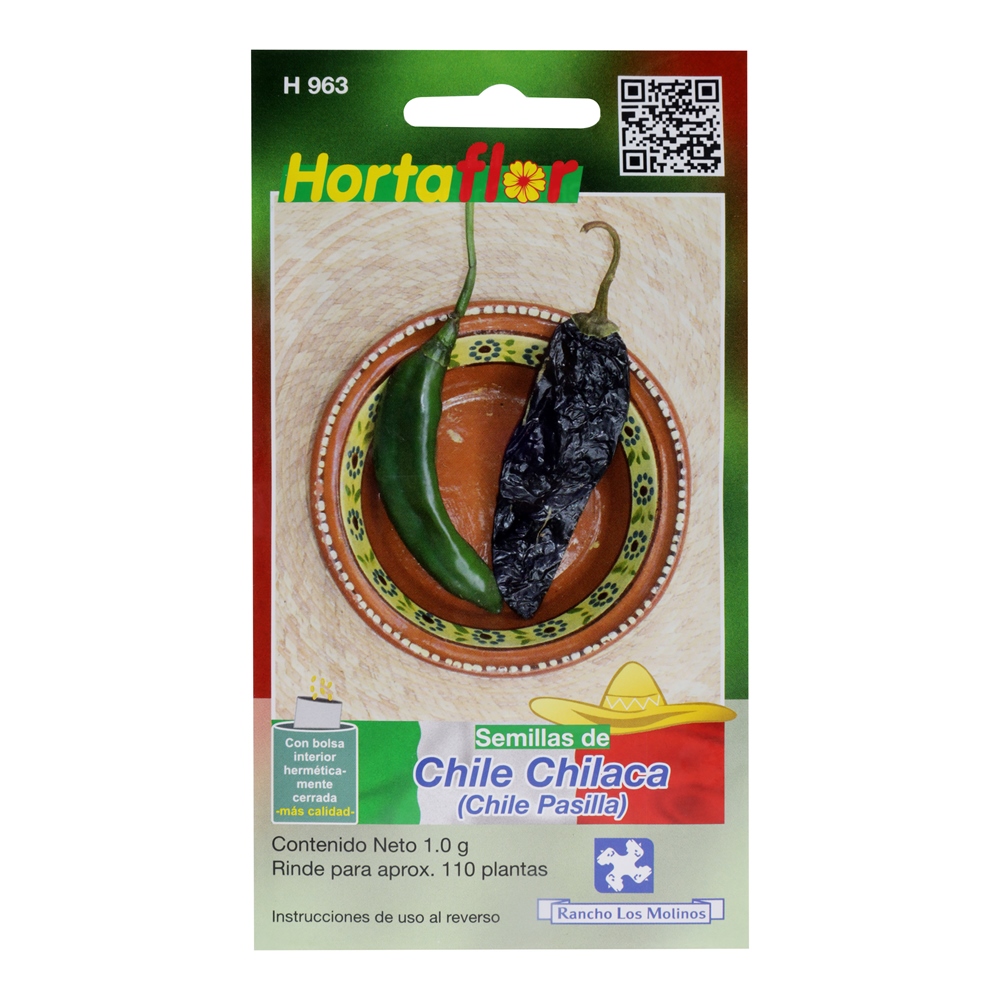 SEMILLAS DE CHILE CHILACA (CHILE PASILLA) 1 GR VERDE HORTAFLOR | The ...