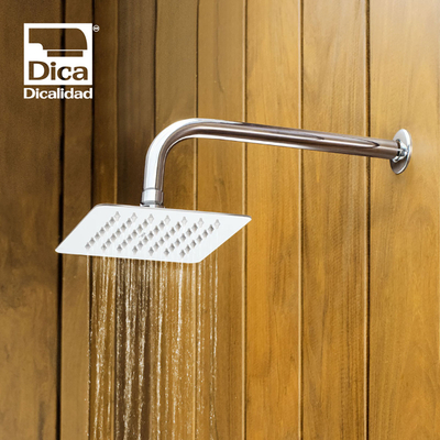 REGADERA DE PLATO CUADRADO DE ACERO INOXIDABLE DE | The Home Depot México