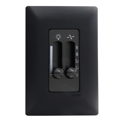 CONTROL PARA VENTILADOR DE PARED 12 X 8.2 X 4.5 CM NEGRO | The Home ...