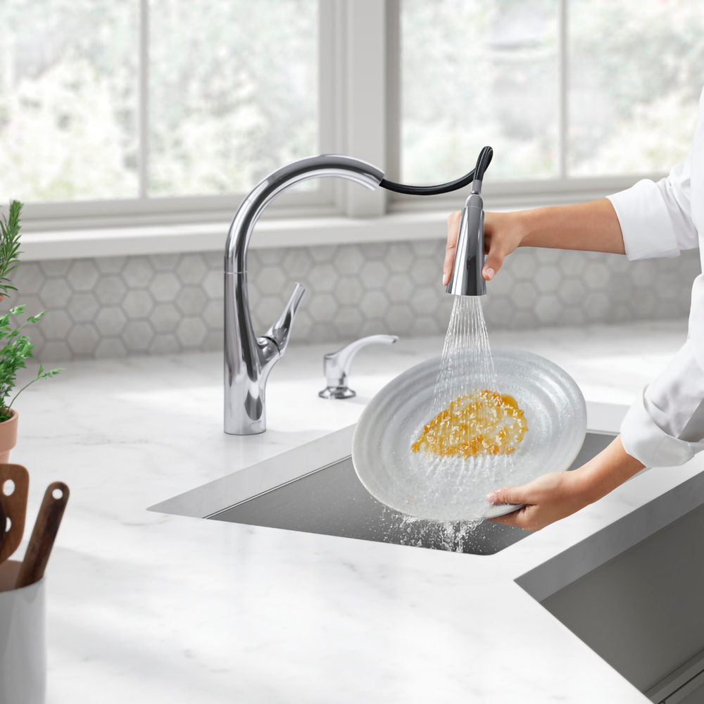 LLAVE PARA COCINA AVI MONOMANDO CROMO PULIDO | The Home Depot México ...