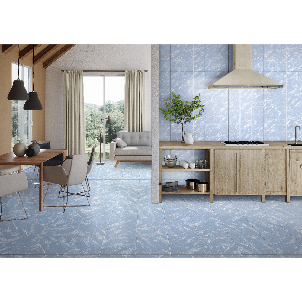 PISO VILLA 33X33 AZUL 1.76 M2 | The Home Depot México