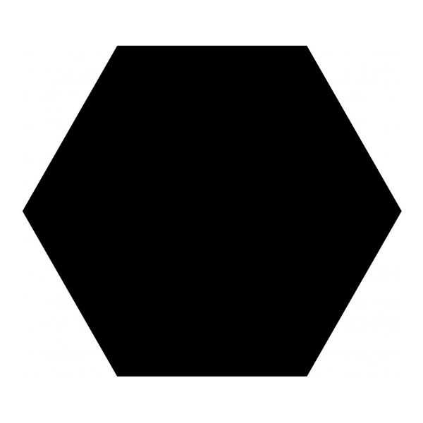 AZULEJO HEXALINE NEGRO 21.5X25 CAJA CON 0.972M2 | The Home Depot México
