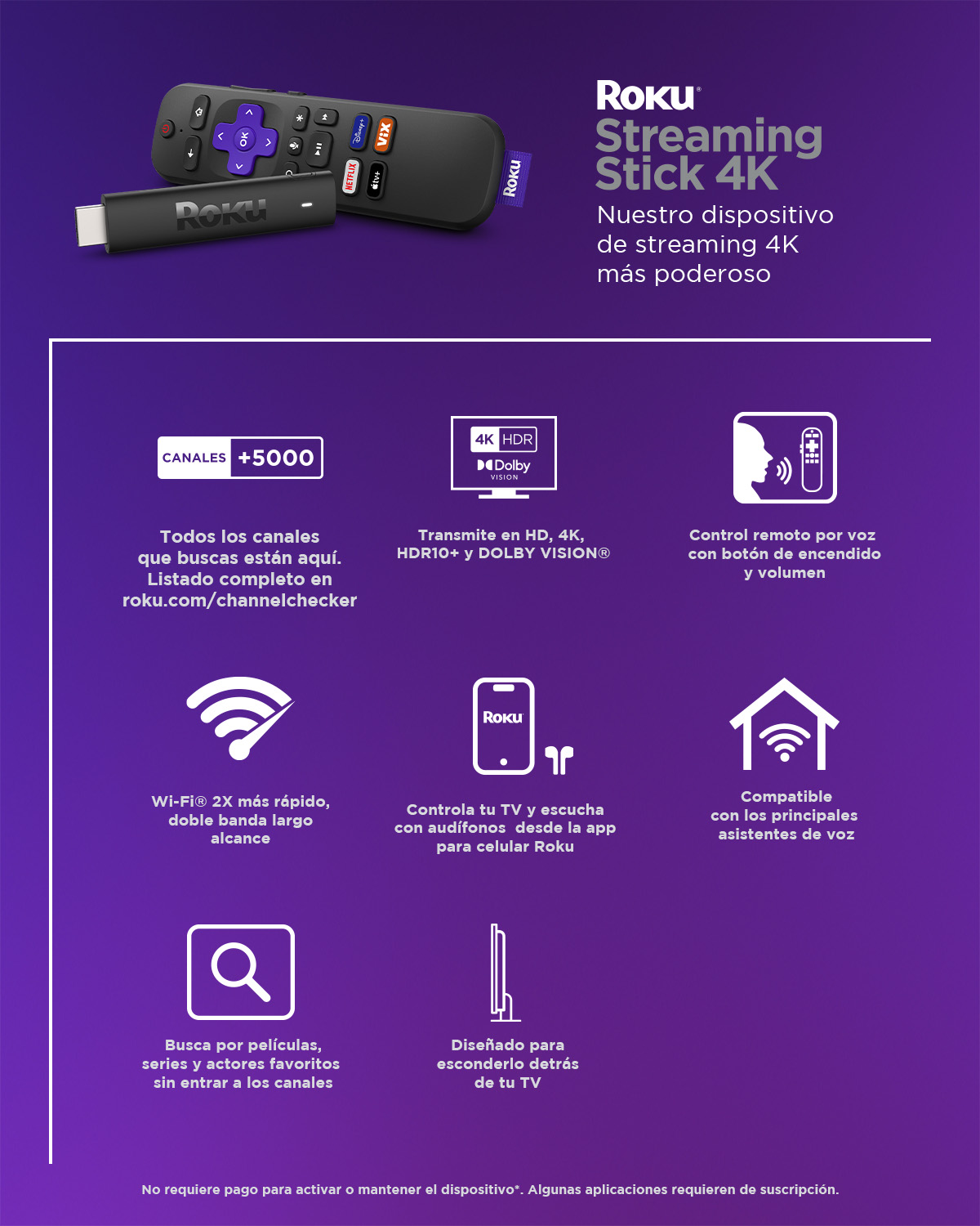 ROKU STREAMING STICK 4K | The Home Depot México