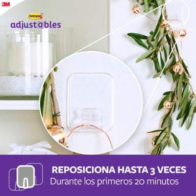 COMMAND CLIPS REPOSICIONABLES, 14 PZAS | The Home Depot México