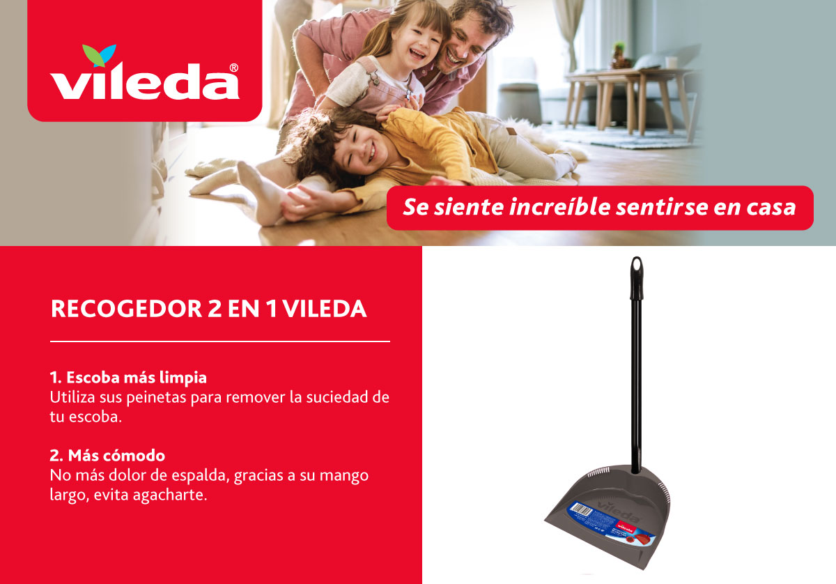 RECOGEDOR GRIS 2EN1 VILEDA | The Home Depot México