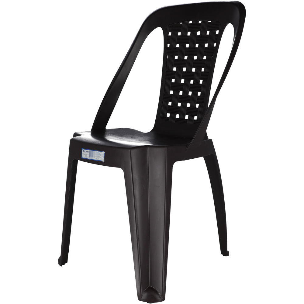 SILLA FIJA MONTECARLO CHOCOLATE DE PLÁSTICO | The Home Depot México