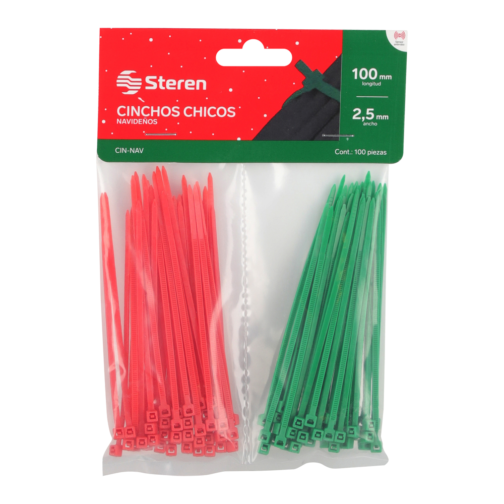 CINCHOS 10 CM VARIOS COLORES STEREN 100 PIEZAS | The Home Depot México