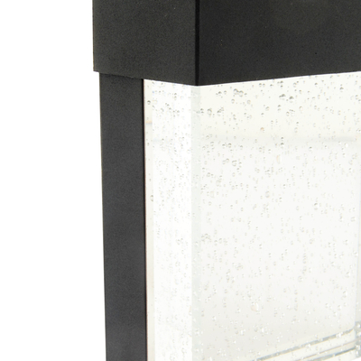 LÁMPARA DE PARED LED 17.8 X 12.7 X 6.4 CM NEGRO | The Home Depot México