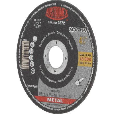 DISCO DE CORTE PARA METAL 4 1/2 PULGADAS | The Home Depot México