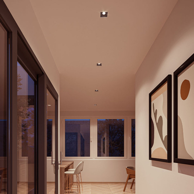 LAMPARA DE EMPOTRAR EN TECHO, OPERA FOCO MR16 NO INCLUIDA, COLOR NEGRO ...