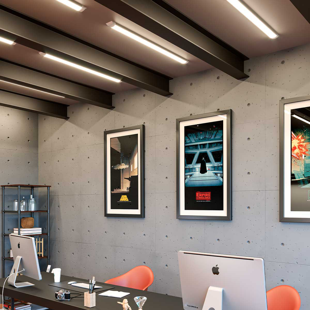 Lámpara Illux lineal de sobreponer LED de 36W TL-1836.B | The Home ...