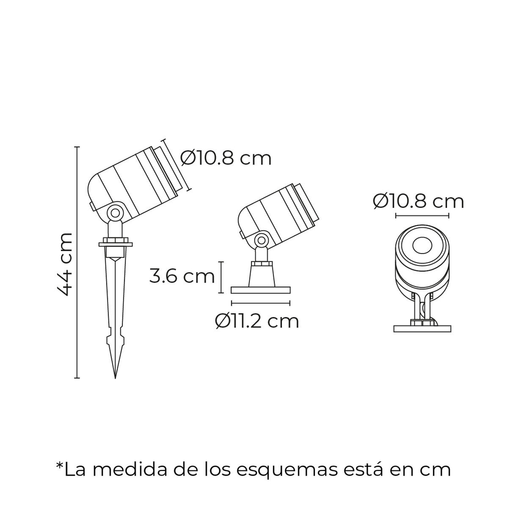 Lámpara Illux para jardín o jardinera LED de 4W, RL-2013.G | The Home ...