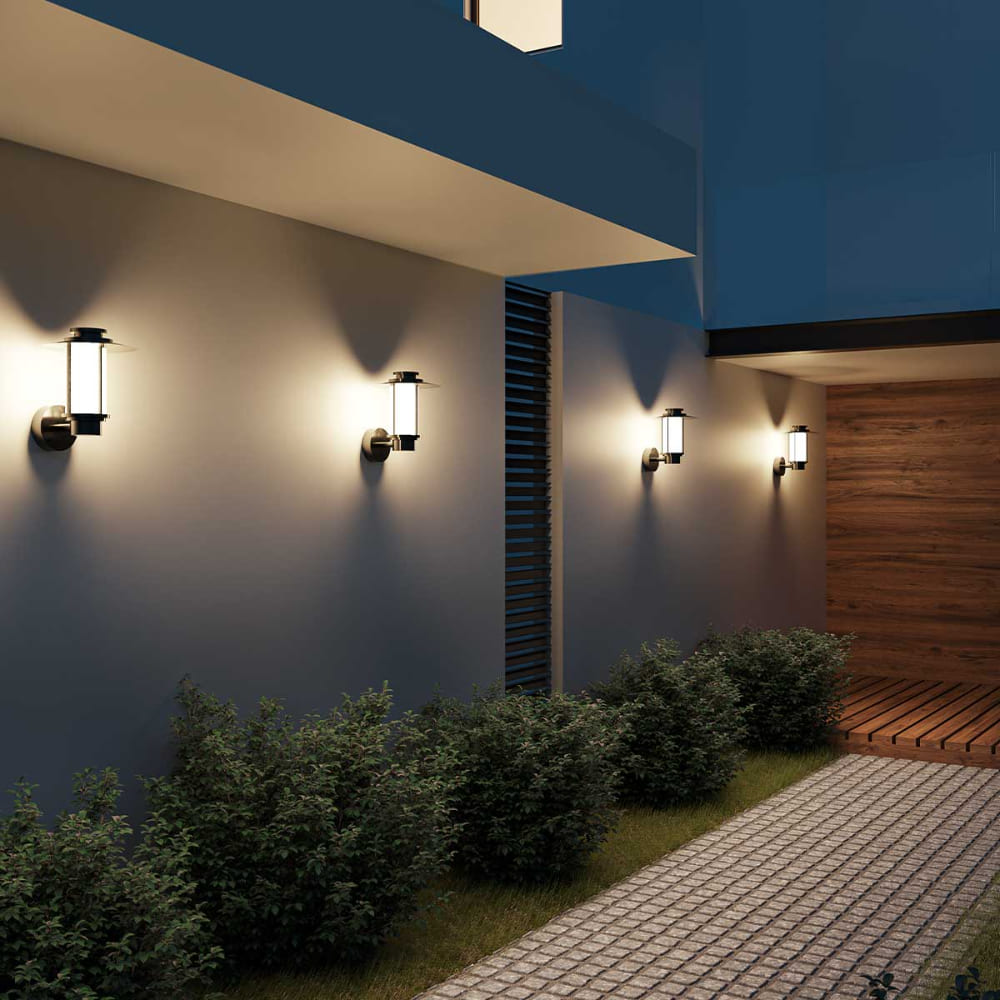 Luminario Illux de sobreponer en muro LED 8W ML-2018.N | The Home Depot ...