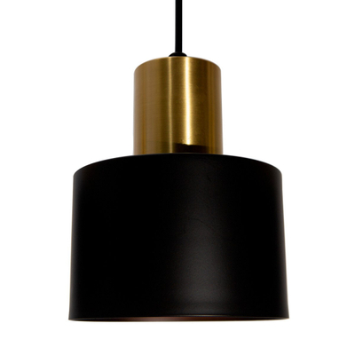 COLGANTE NEGRO Y DORADO 60W E27 3L | The Home Depot México