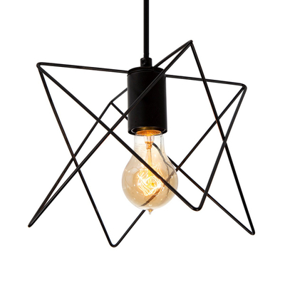 COLGANTE NEGRO MATE 1 LUZ E27 60W | The Home Depot México