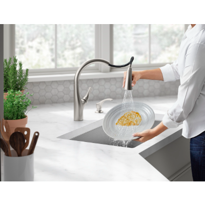 LLAVE PARA COCINA AVI MONOMANDO ACERO INOXIDABLE | The Home Depot México