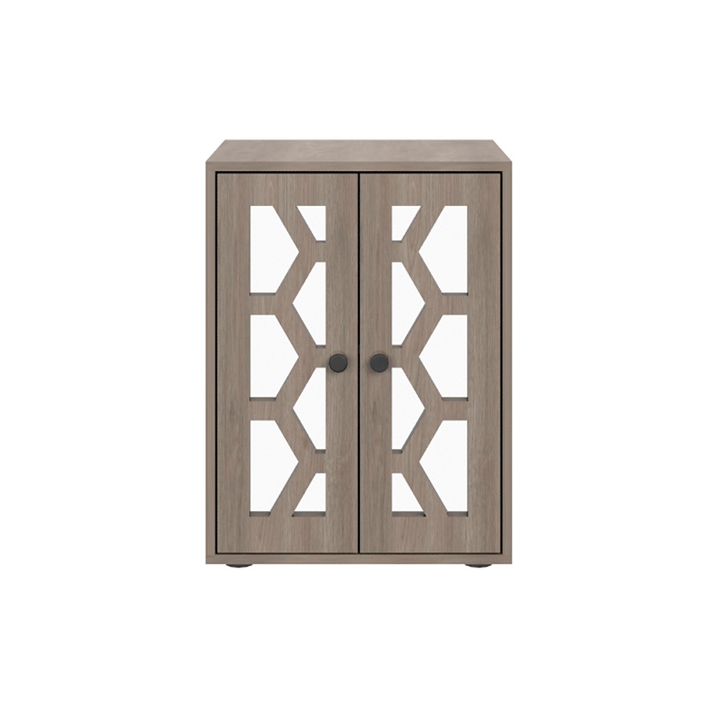 MOBI BURO DE MADERA MODELO GEORGIA COLOR FRESNO LARGO 48 CM 2 PUERTAS ...