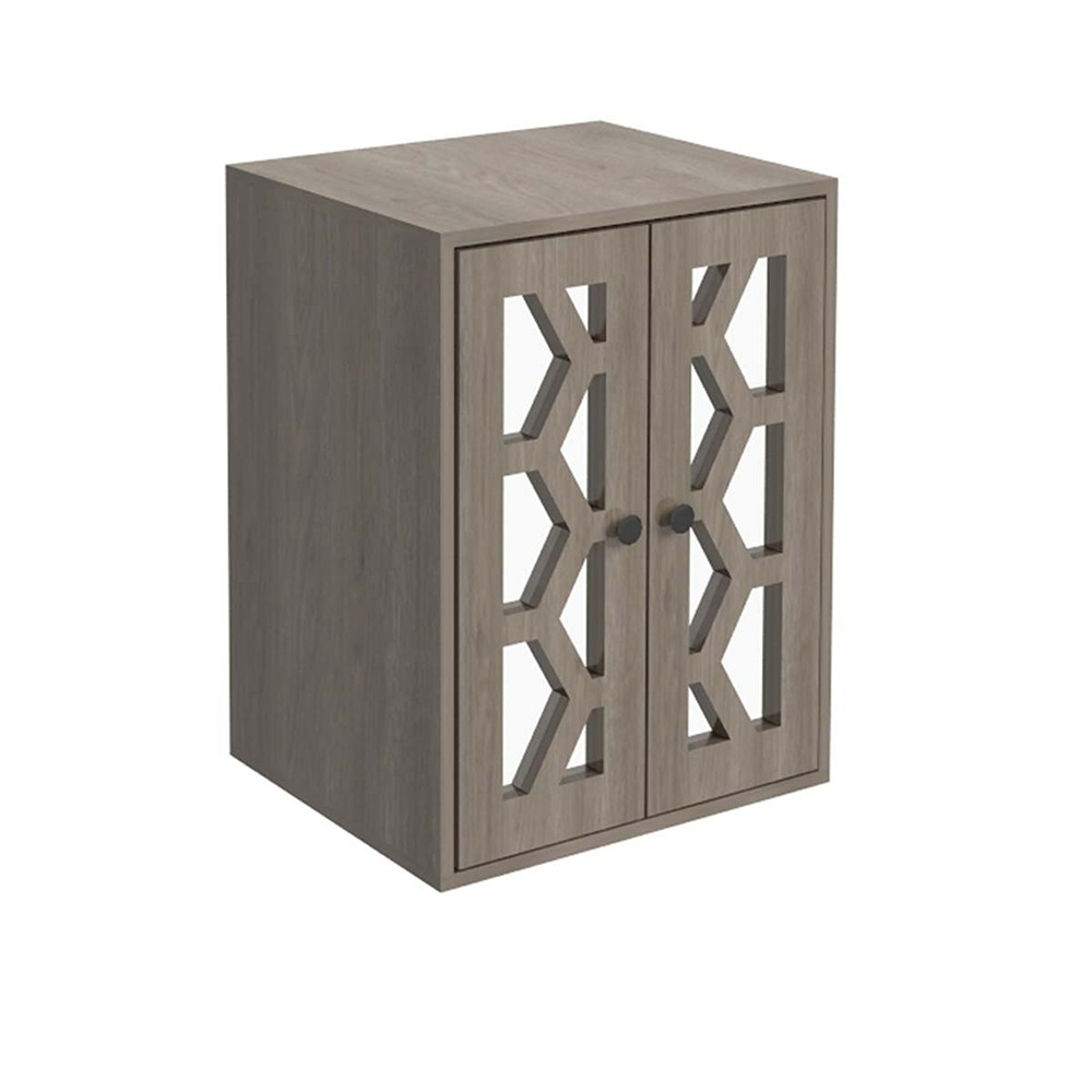 MOBI BURO DE MADERA MODELO GEORGIA COLOR FRESNO LARGO 48 CM 2 PUERTAS ...